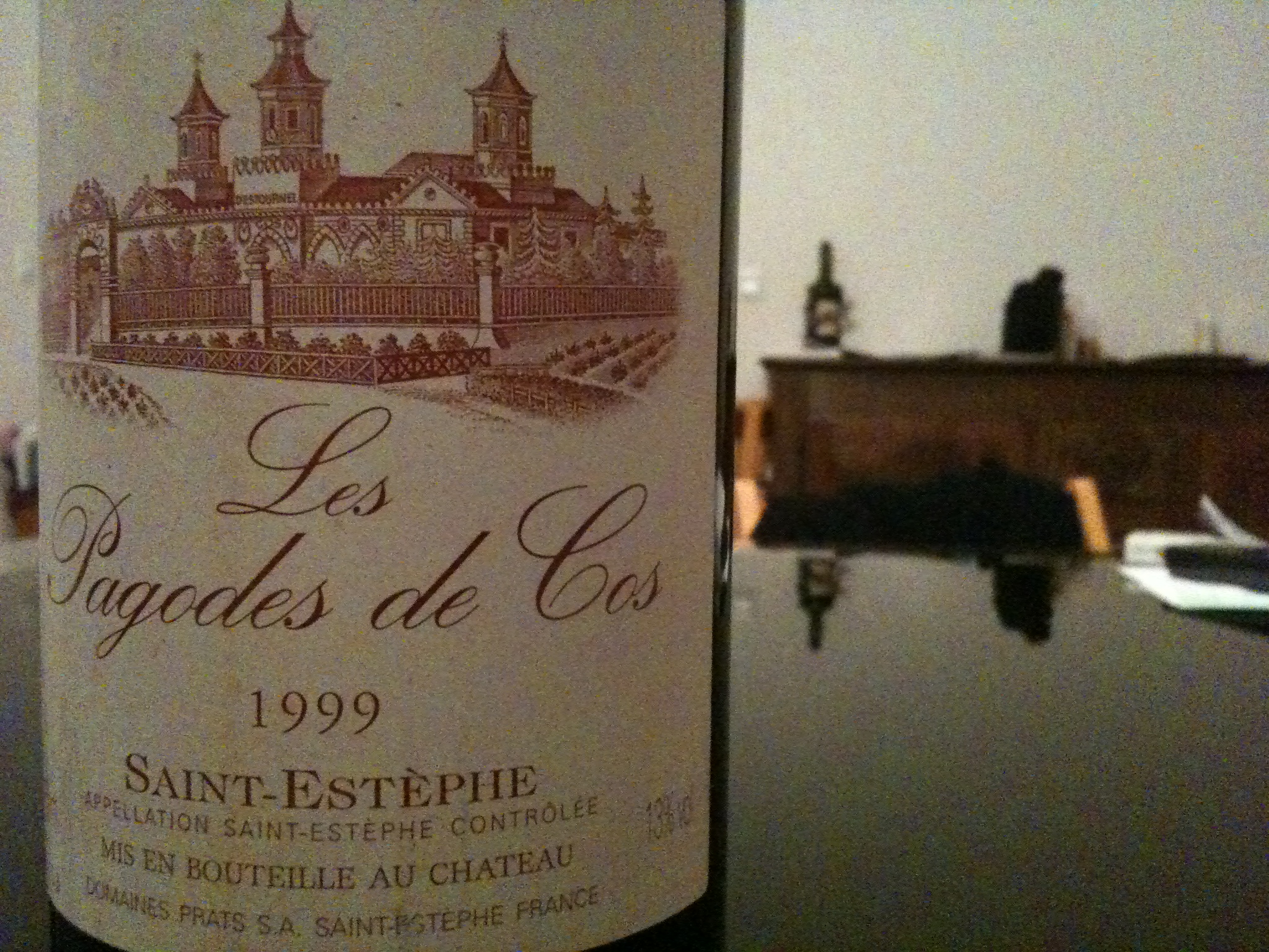 Saint-Estèphe – Les Pagodes de Cos – 1999 – Mesdegustations